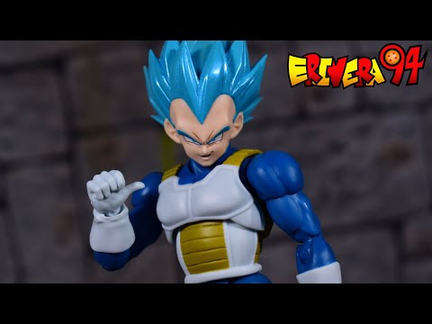 SH Figuarts Dragon Ball Super Saiyan God VEGETA Unwavering Saiyan Pride Action Figure Review