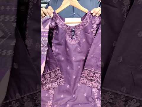 Embriodered Shirts Sequence Embriodered , Ready to Wear , Trouser Plain lawn , Contrast Dupataa