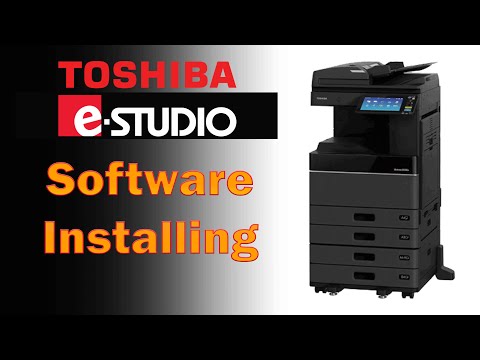 Toshiba e studio printer Software Installing | how to make Toshiba e studio printer setup