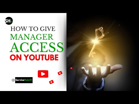 How To Give Manager Access On YouTube
