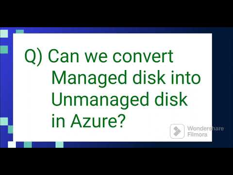 Azure Disk Interview Q
