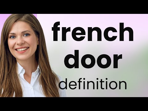 French door | FRENCH DOOR meaning