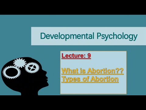 Abortion and it's Types (Spontaneous abortion and Induced abortion) Psychology/Hindi/Urdu
