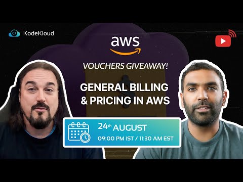AWS Billing and Pricing | Free AWS Vouchers | KodeKloud Live