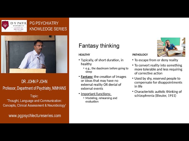 Dr. John P John - pgpsychlectureseries
