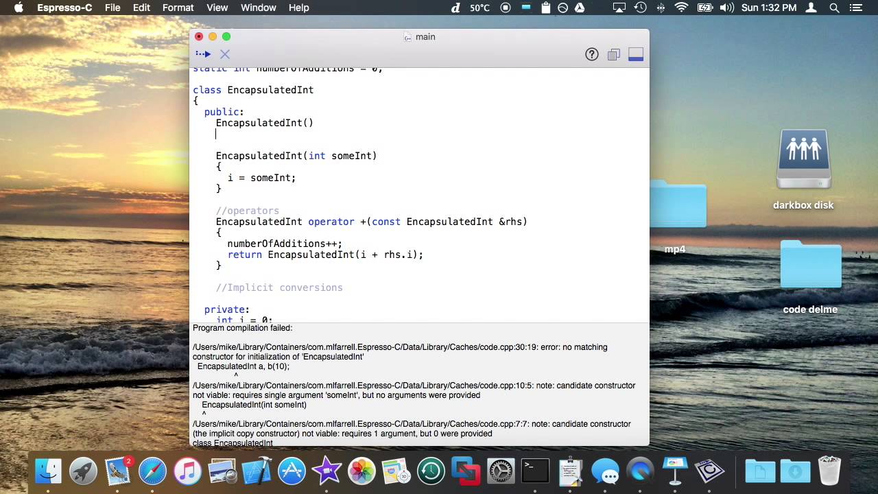 Learn C++ :: Episode 7 :: Conversion Operators