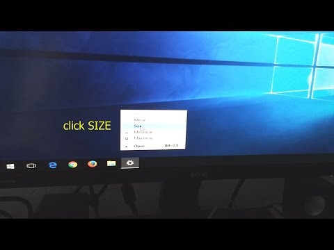 Window is off the screen (Monitor & Resolution problems, Windows 10)