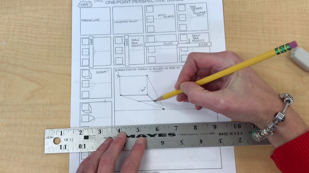 1 Point Perspective Worksheet