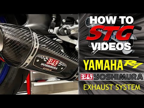 Yamaha R7 Yoshimura Full Exhaust System How To Install | Sportbike Track Gear