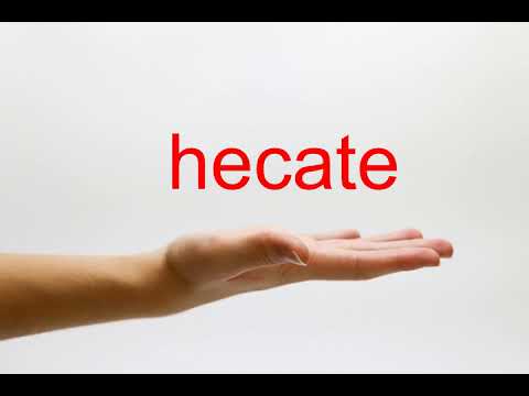 How to Pronounce hecate - American English