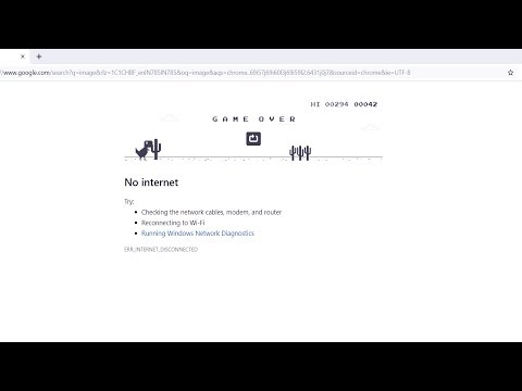 How To Play Dinosaur Game In Google Chrome When Offline [2019]  | NO Internet Connection