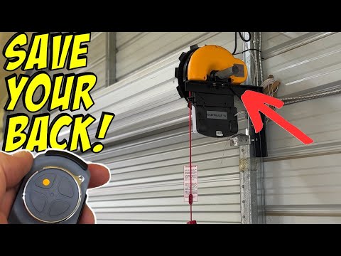 AFFORDABLE Large Roll-Up Door Opener - Complete Install!