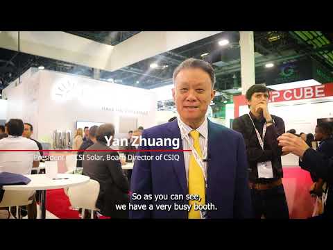 Canadian Solar RE+ 2023 at Las Vegas - Yan Zhuang