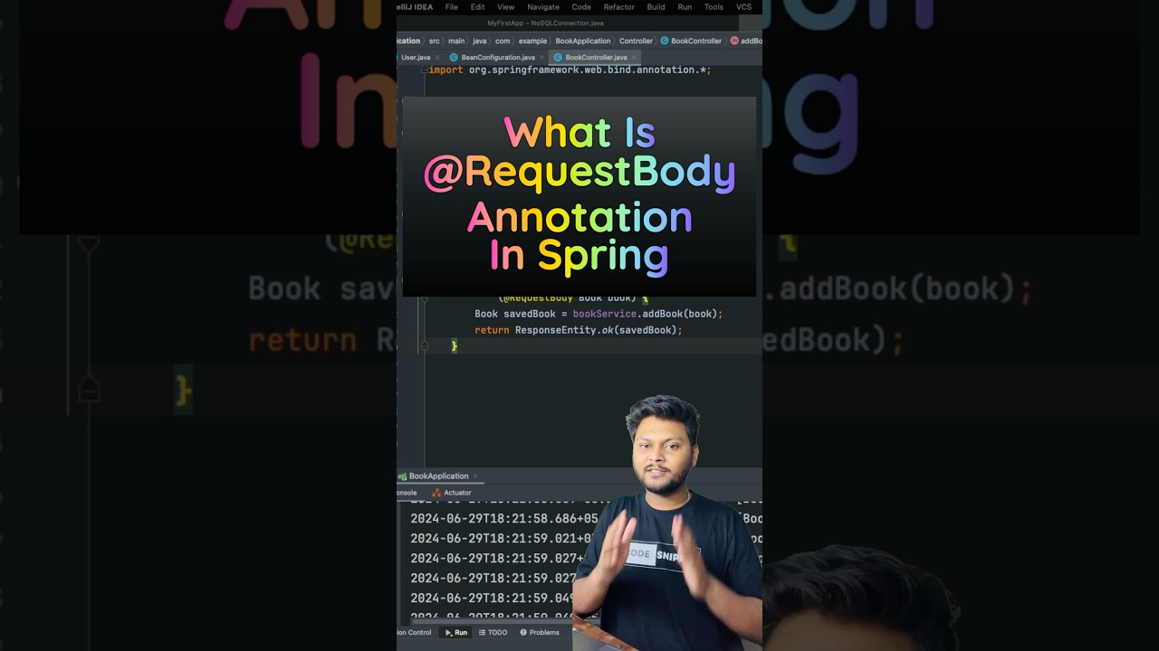 RequestBody Annotation In Spring Boot #javaprogramming