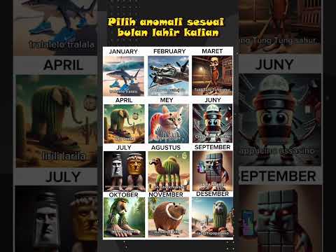AYO PILIH ANOMALI VIRAL SESUAI BULAN LAHIR KALIAN #tungtungsahur #games #facts #anomaly #anomali