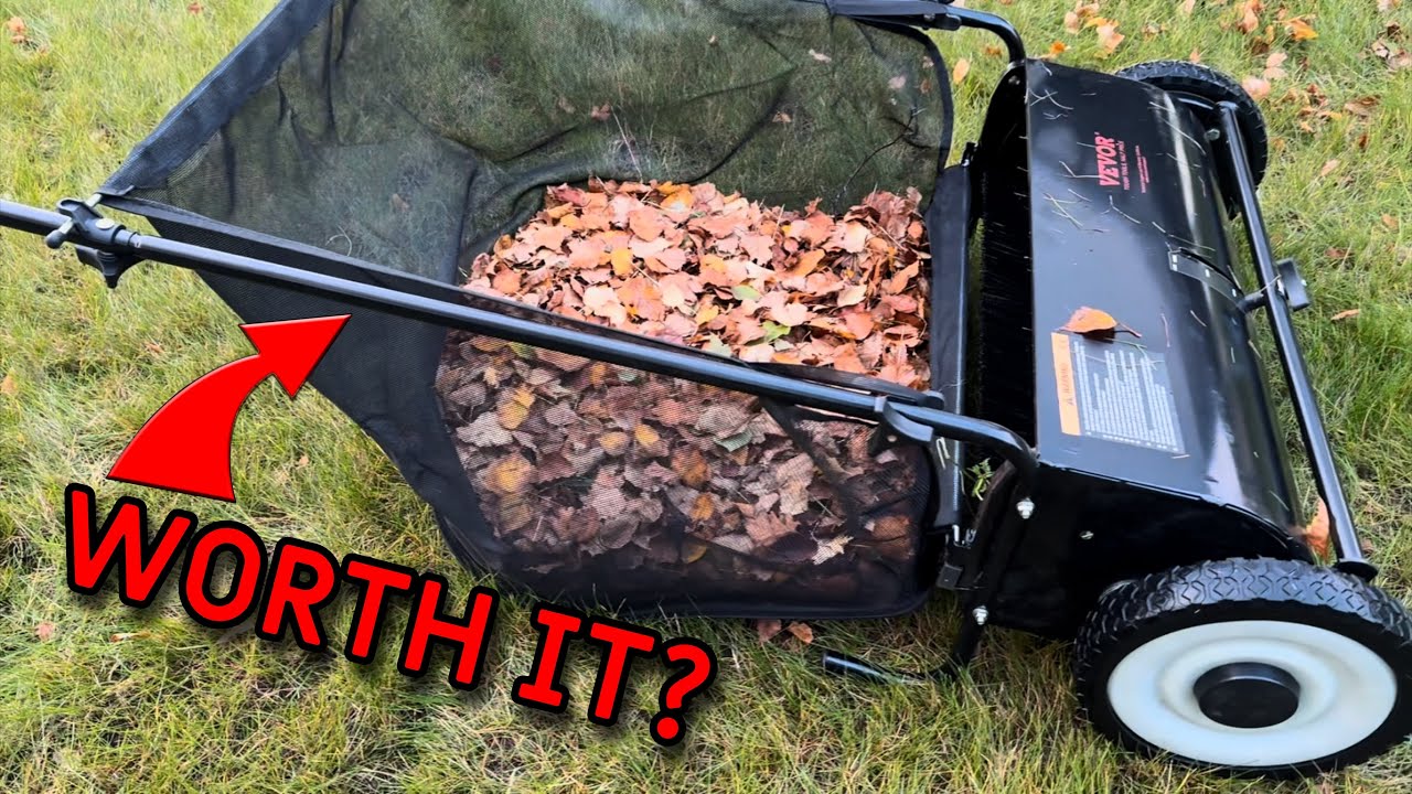 VEVOR 26 Inch Push Lawn Sweeper - Review