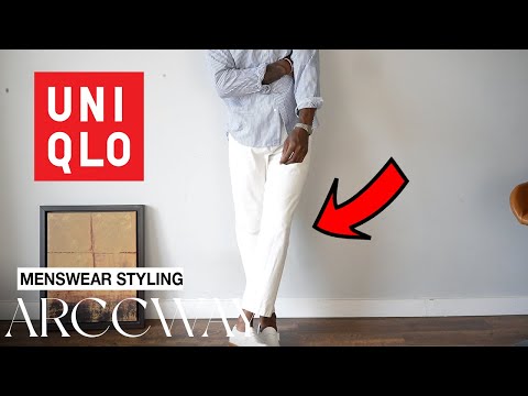 How to Style Uniqlo White Pants for Men Old Money Summer Aesthetic Pt. 3