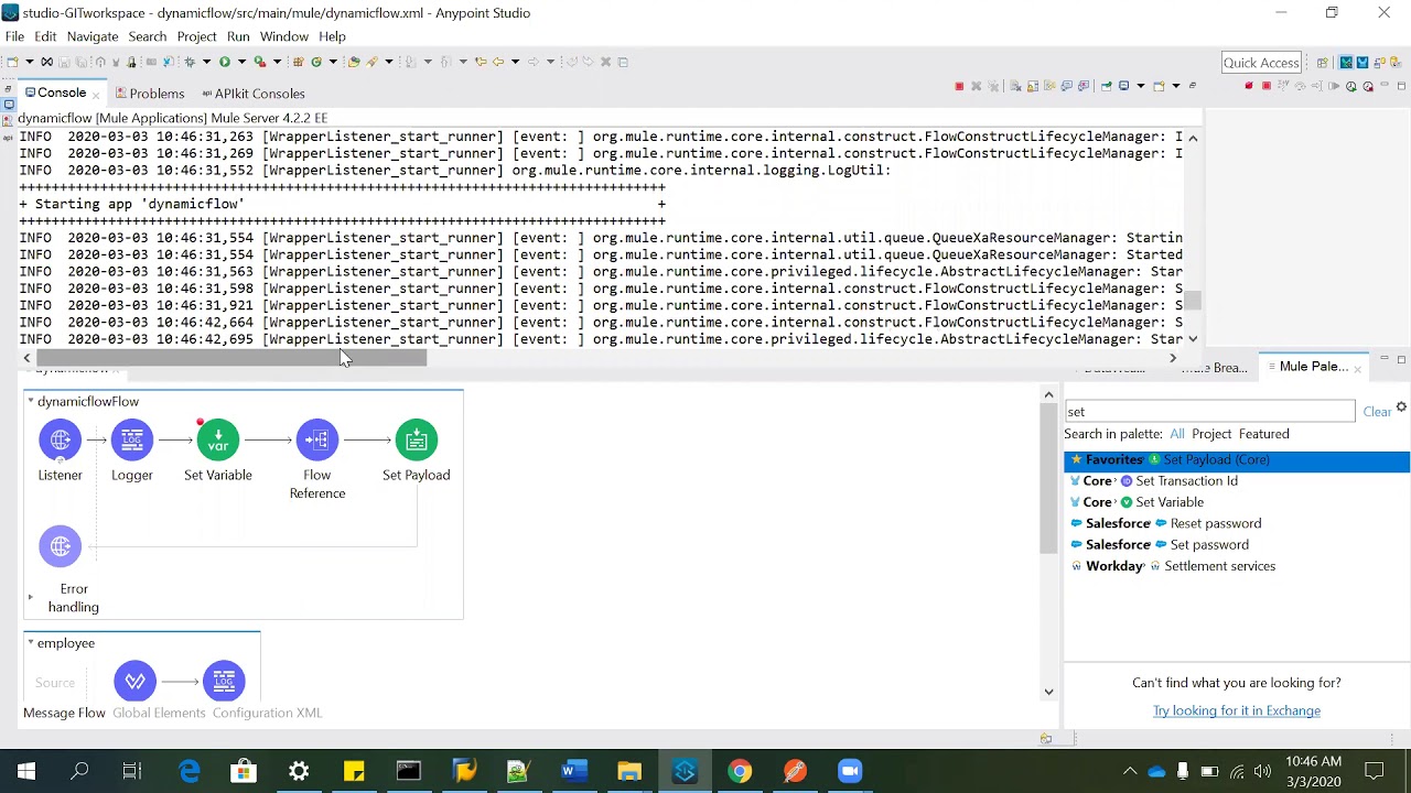 Mulesoft|Mule-4|Dynamically send payload using Flow reference