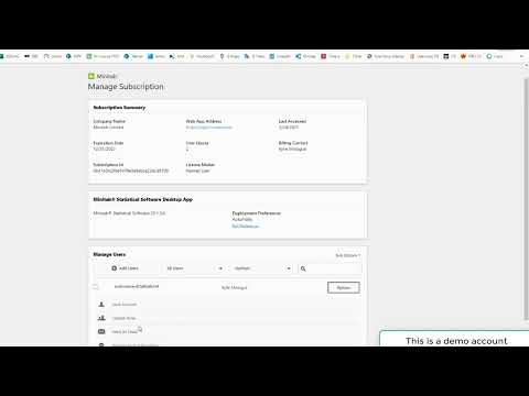 Minitab Installation video