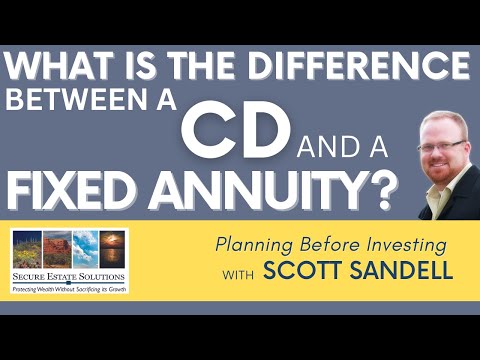What's The Difference Between a CD and a Fixed Annuity?