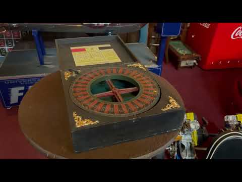 1890's Mills "New Idea" Riverboat Gaming Wheel Cigar Trade Stimulator SOLD FOR $955
