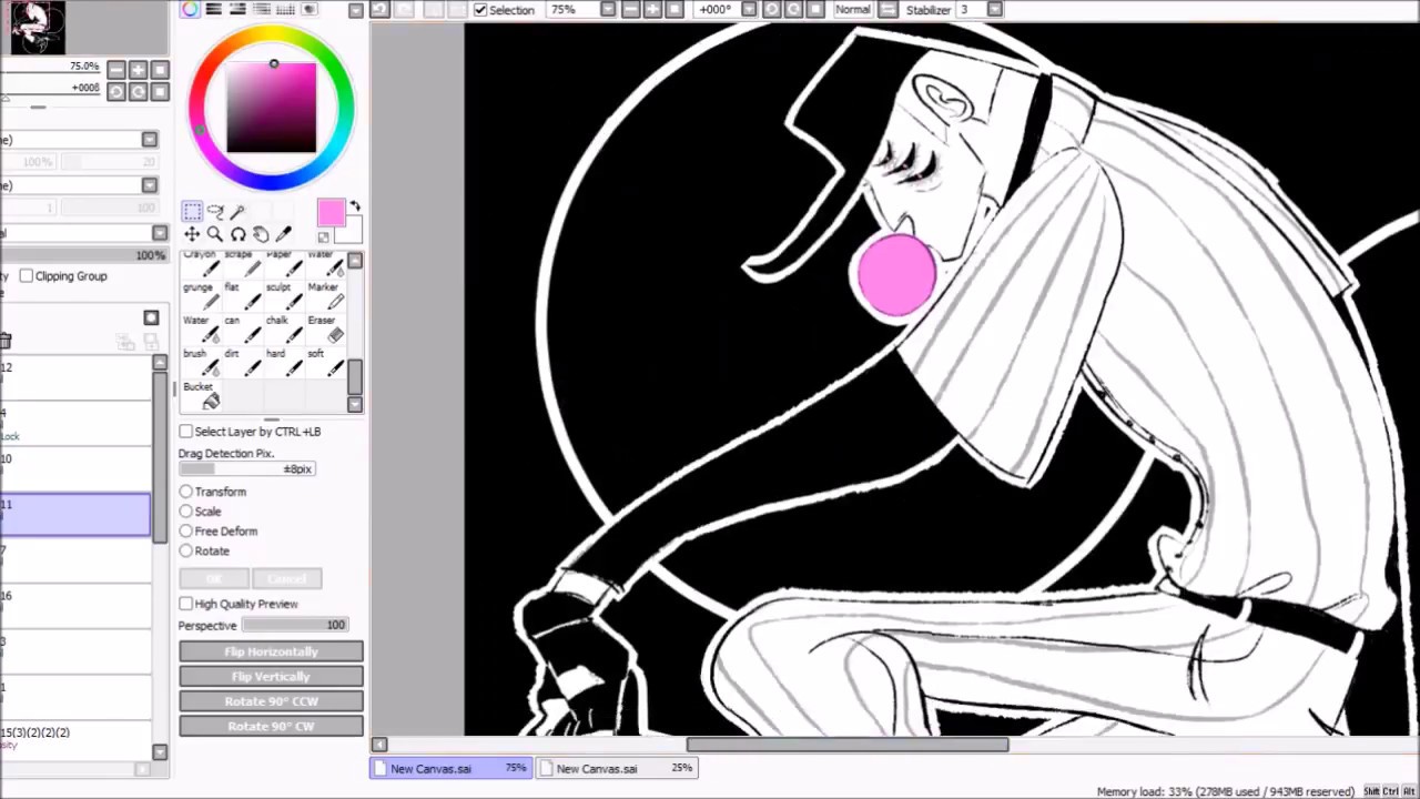 Batter Off (Game) Speedpaint