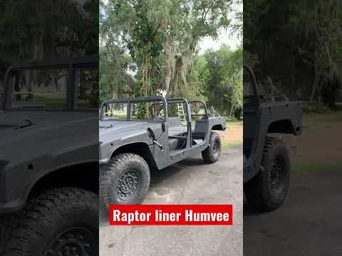 Raptor Liner HMMWV ππΌ #hummer #jeep #hmmwv #humvee #offroad #bronco #truck #diesel automotive