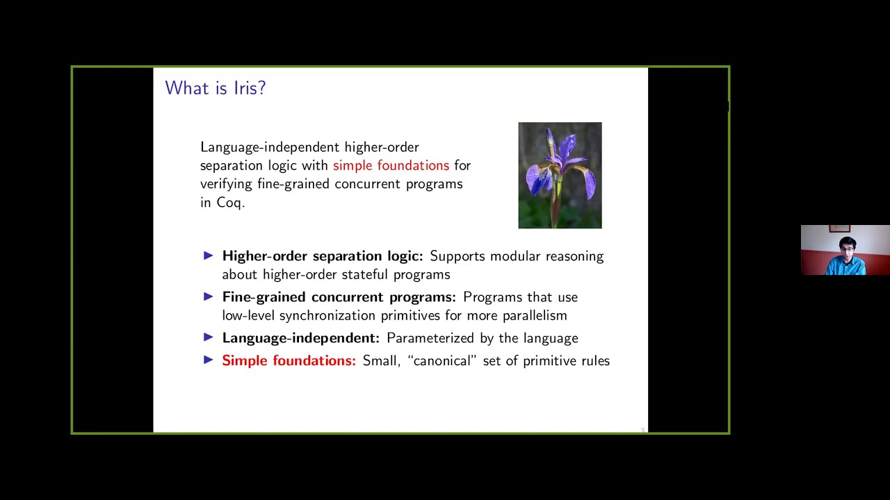 Iris tutorial POPL 2021