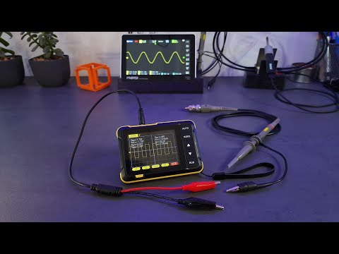 FNIRSI DSO152 Mini Pocket Handheld Oscilloscope (LED instead of a solar cell)