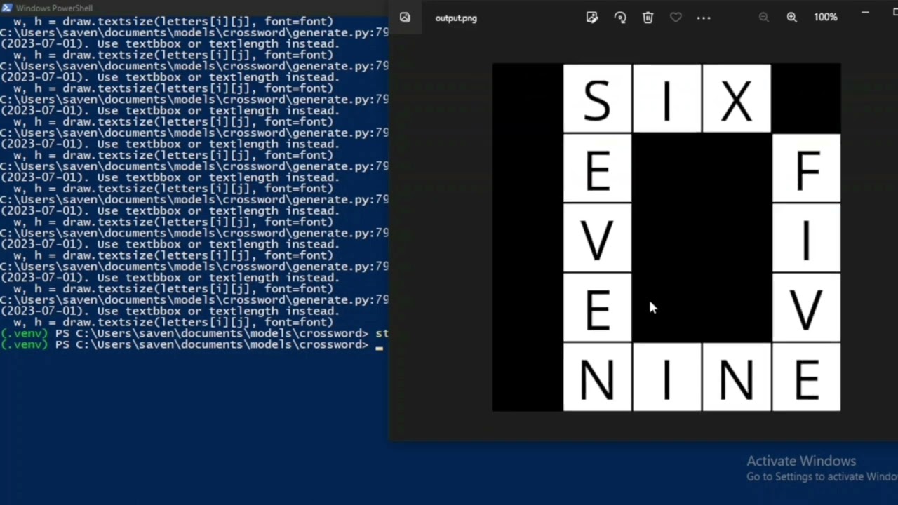 cs50ai - crossword