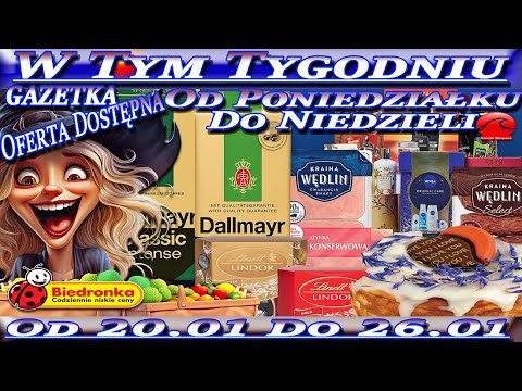 🐞 Biedronka Nowa Gazetka Promocyjna Od 20.01.2025 – Twoje Okazje w Tym Tygodniu!