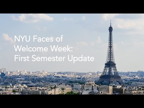 NYU Faces of Welcome Week: First Semester Update