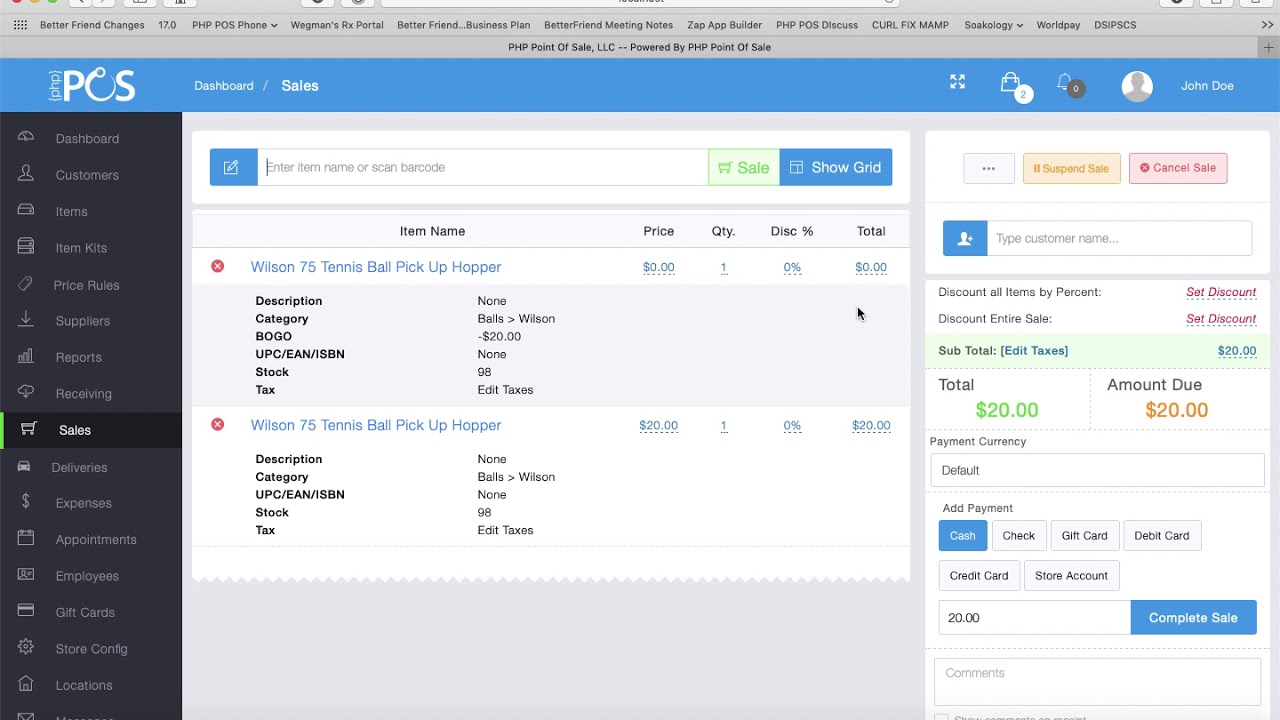 PHP Point Of Sale: Currency Exchange