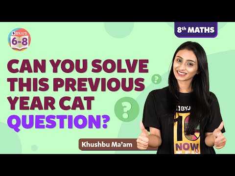 Can You Solve This Previous Year CAT Question #shorts