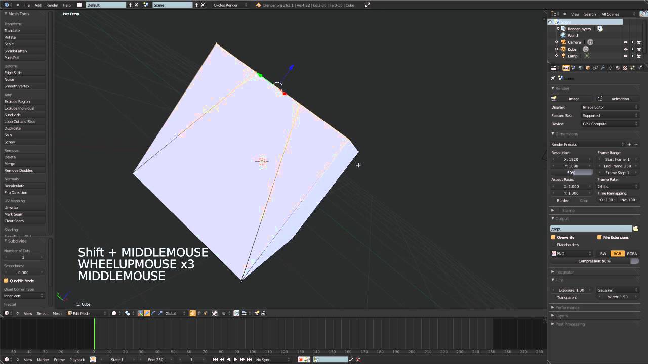Blender: Interior Architectural Course - Intro to BMESH