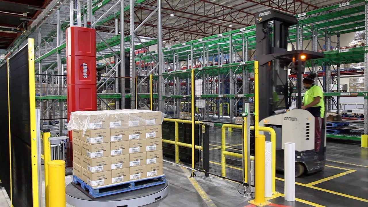 The Spinny S500: Automated Pallet Wrapping