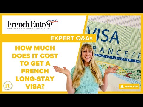 How much does it cost to get a French long-stay visa?
