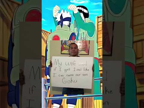 if this video gets 1m like β€οΈ. He can name his son Goku πΏ.