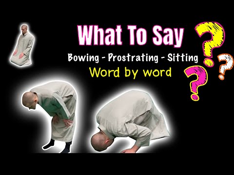 Arabic WORD by WORD | Bowing | Prostrating | Islamic Prayer