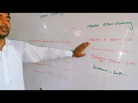 Muslim Ethnic cleansing urdu.Naveed Asgher