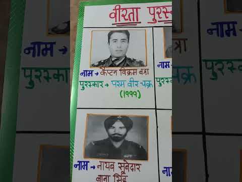 Gallantry award winners 🏆|| #vikrambatra🔥 || #shorts👆 || #deshmeresong💥|| #independenceday🇮🇳 ||