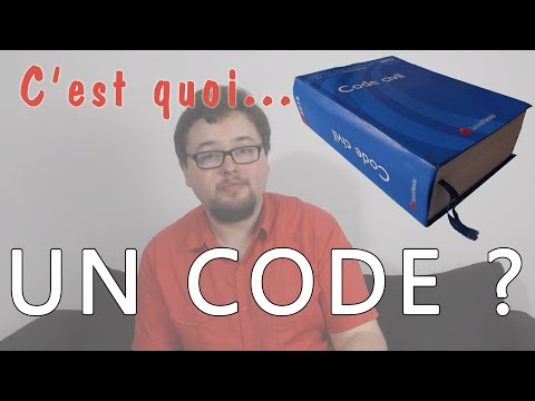 UN CODE, C'EST QUOI ?