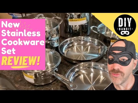 🔥 Old Non-Stick Teflon Pans Flaking Off?➔ New Cuisinart Stainless Cookware Pot/Pan Set **Review**