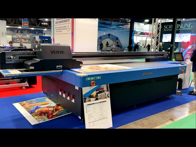 UV Flatbed Printer - Colorjet Verve XL 3220 UV True Flatbed Printing ...