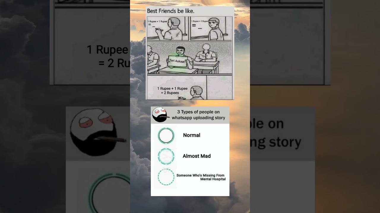 Types of people on WhatsApp 😂 #memes #shorts