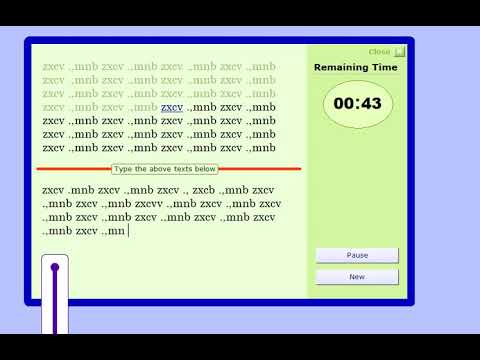 ENGLISH TYPING LESSON 5