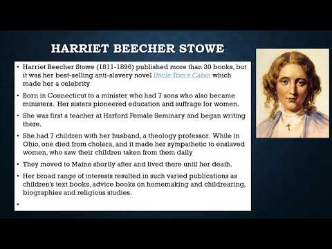 Uncle Tom's Cabin Lecture 1
