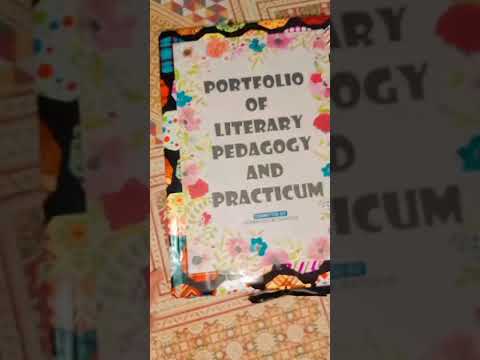 handmade portfolio folder design for student