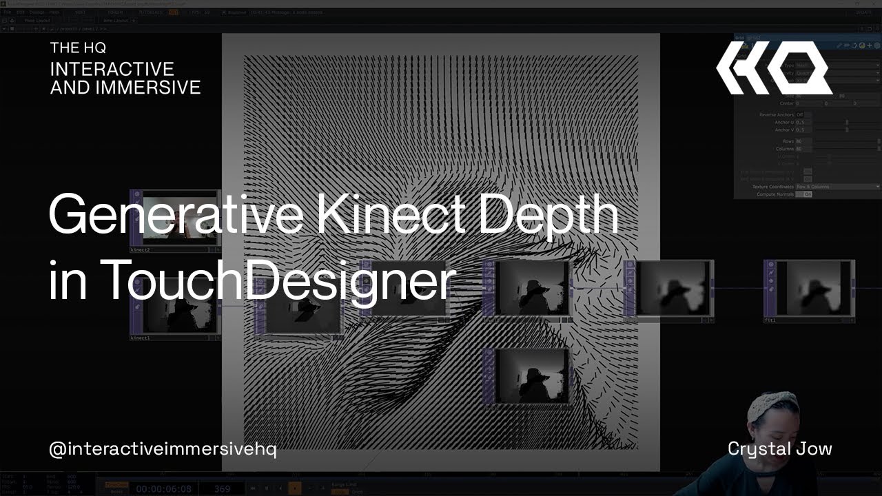 Generative Kinect Depth in TouchDesigner - TouchDesigner Tutorial 184