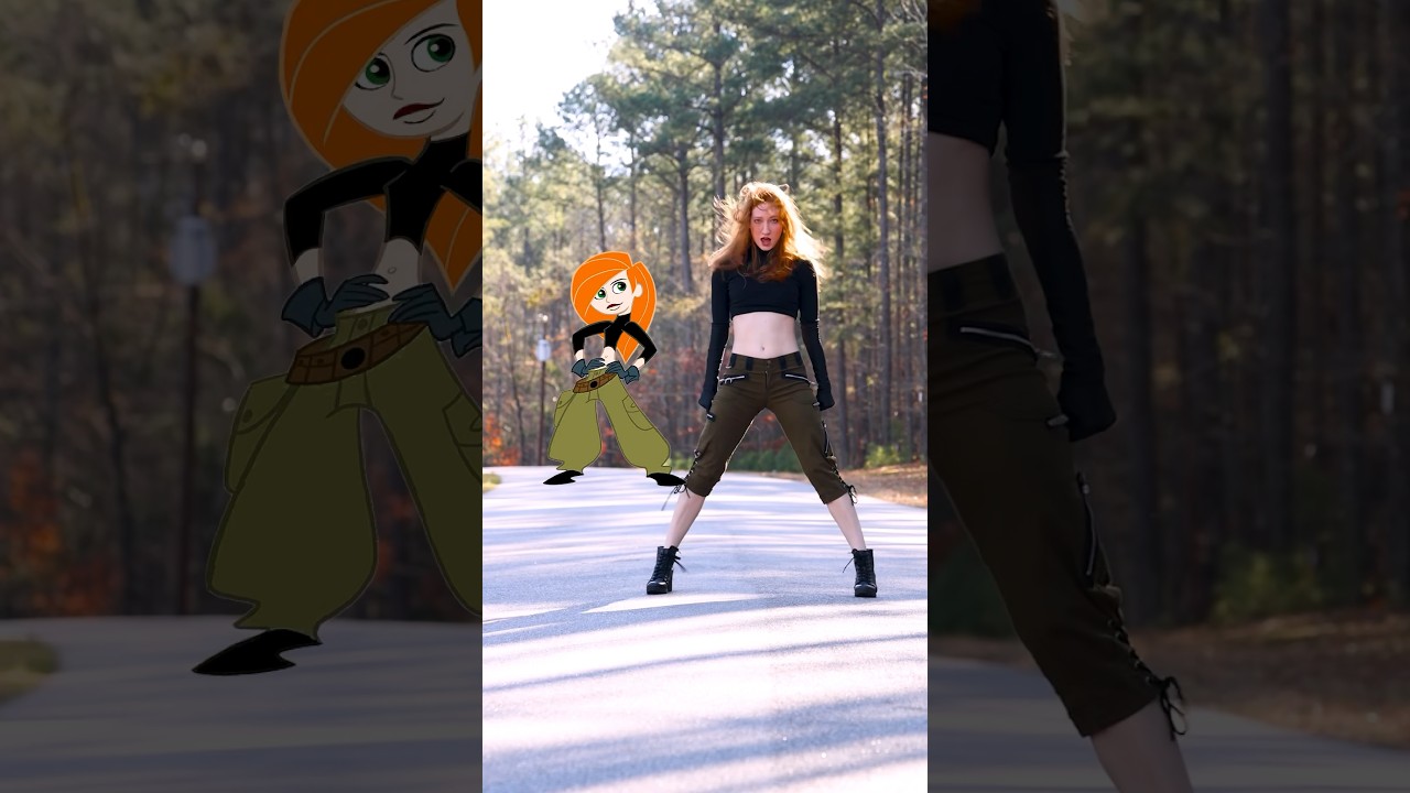 Dancing redhead cartoon characters! Part 5: Kim Possible! #dance #kimpossible #disneychannel